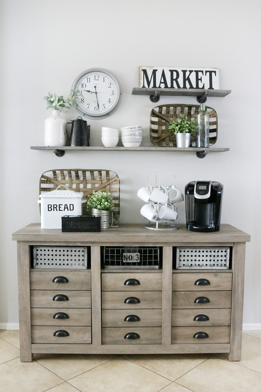 20 Amazing DIY Home Coffee Bar Ideas - Modern Mama